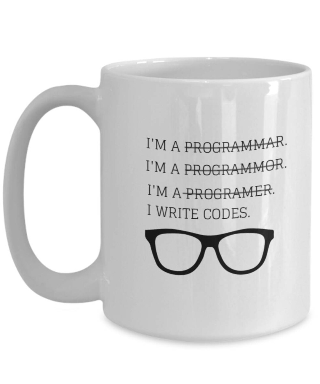 Escribo Códigos Taza de Café Divertida Para Programadores Programador ...