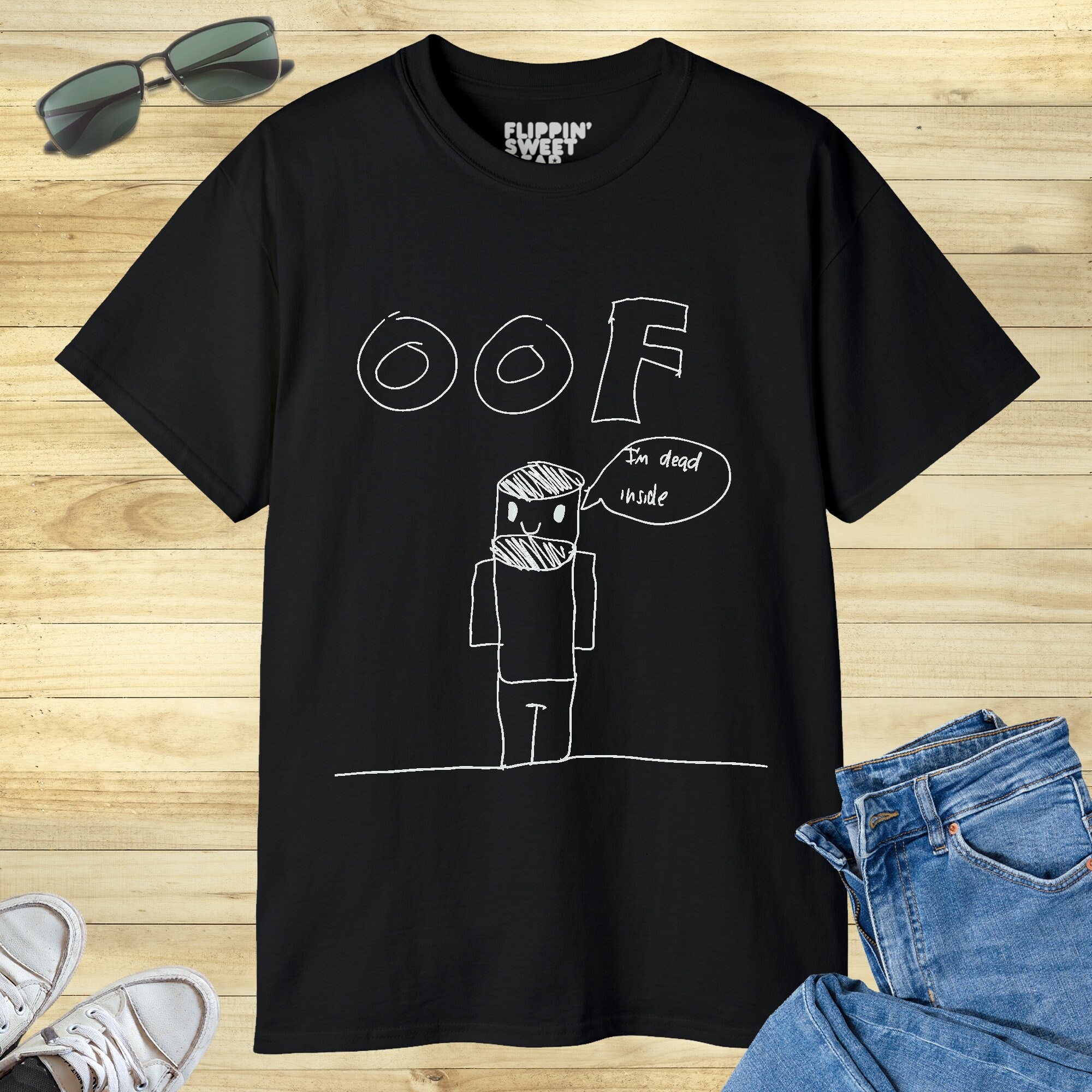 Oof I'm Dead Inside Meme Graphic Tee Shirt Sweatshirt - Etsy