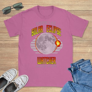 Official Solar Eclipse Watcher Graphic Tee Shirt, Funny Sweatshirt ...