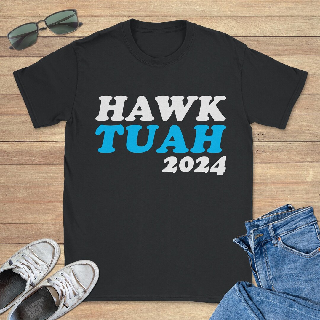 Hawk Tuah 2024 Graphic Tee Shirt, Hawk Tuah Sweatshirt, Funny Hoodie ...