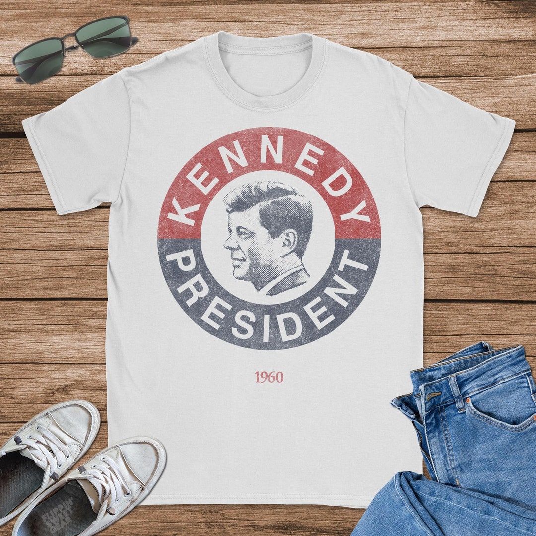 Retro J.F.K John F Kennedy 1960 Presidential Campaign T-shirt, Jfk Tank ...