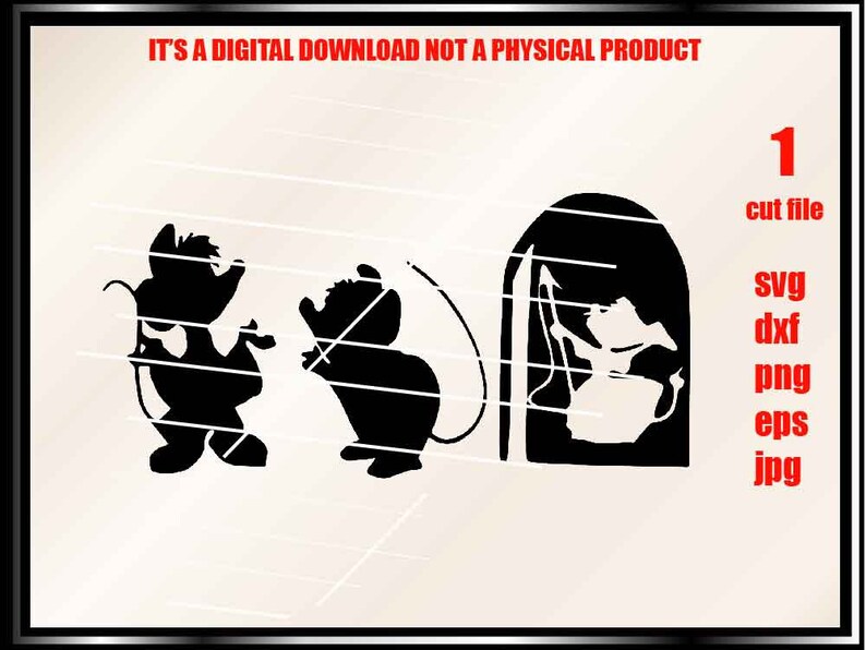 Digital Download Cinderella Mice & Mouse Hole Svg Vector - Etsy