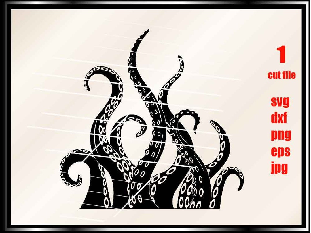Tentacles SVG SVG DXF Png Layered Cut File Cricut Designs - Etsy Australia
