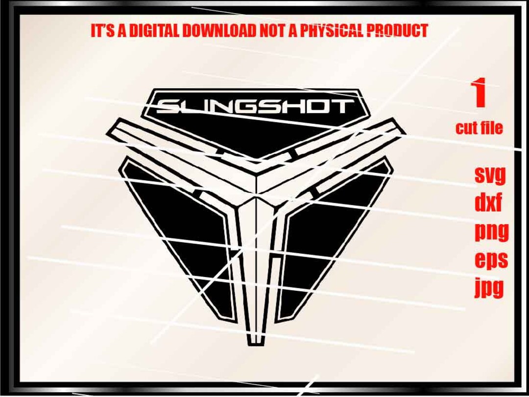 Slingshot Cut Files SVG & Studio 3 File for Silhouette Brother Cricut ...