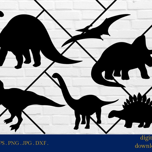 Dinosaur Dxf - Etsy