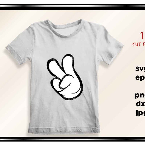 Peace Hand Sign - Etsy