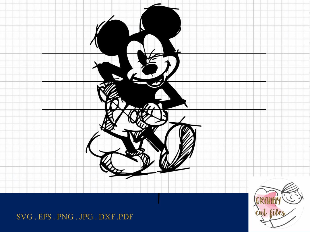 Mouse Blinks SVG Sketch Mouse SVG Family Trip SVG Customize - Etsy