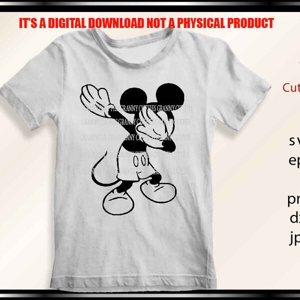 Mickey Dabbing Svg - Etsy