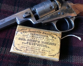 Colt Navy Caliber .36 Paper Cartridge Box | Etsy