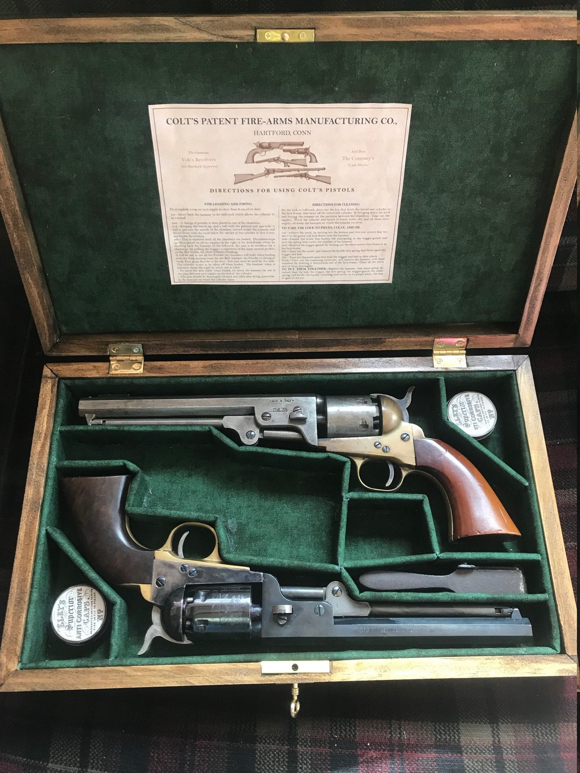 Colt Navy Presentation Case for Two - Etsy