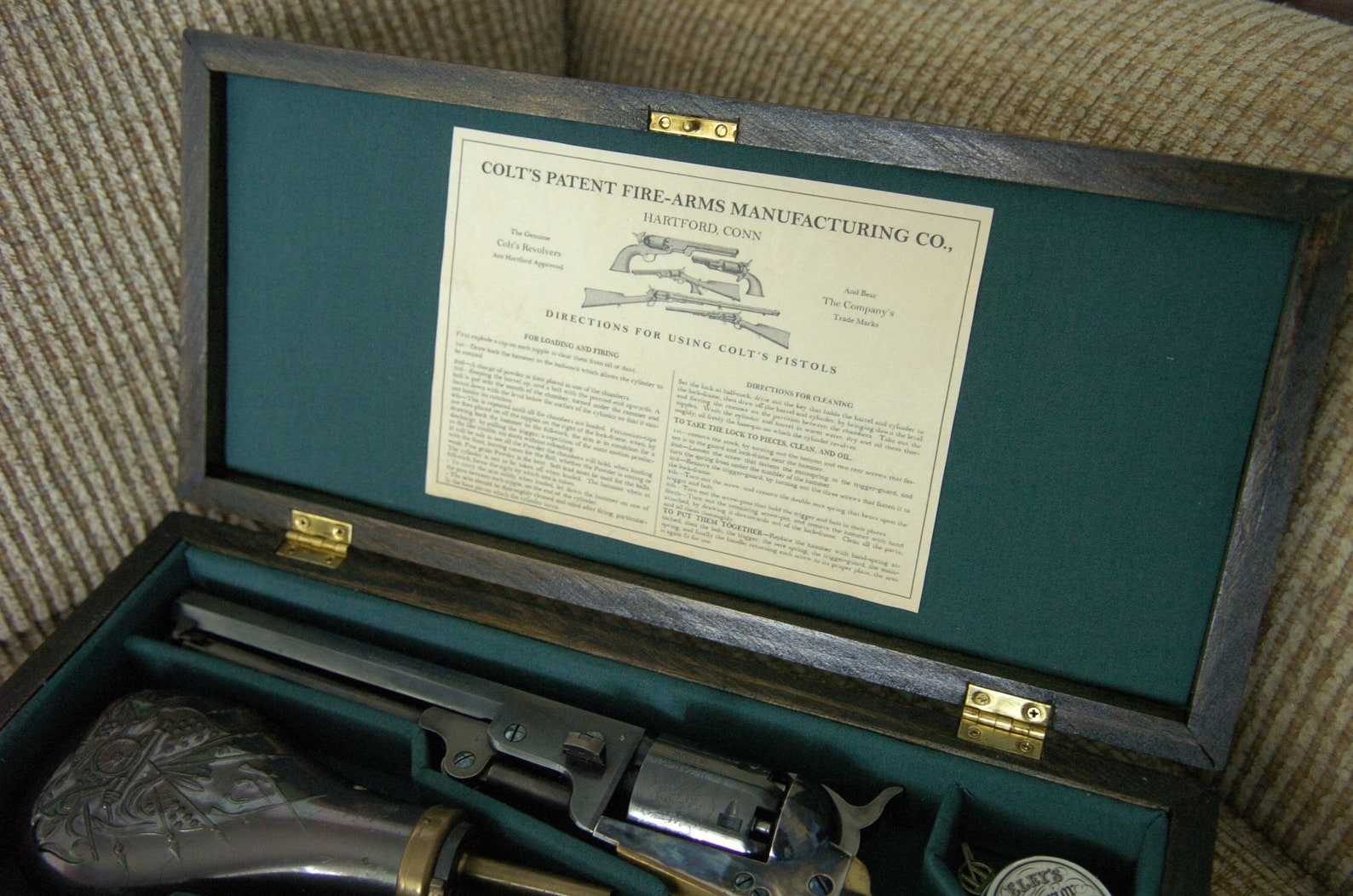 1851 Colt Navy Presentation Case | Etsy