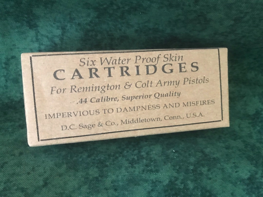 Remington .44 Caliber Paper Cartridge Box - Etsy