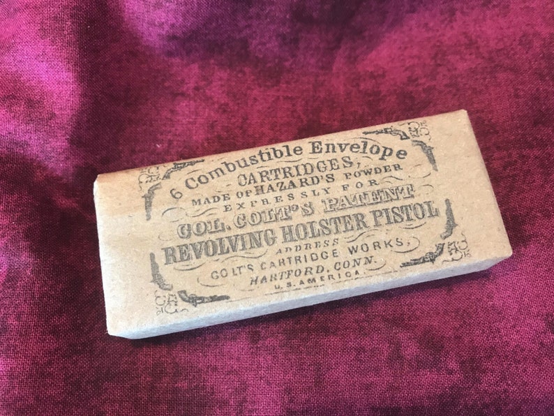 Colt Army Caliber .44 Paper Cartridge Box - Etsy