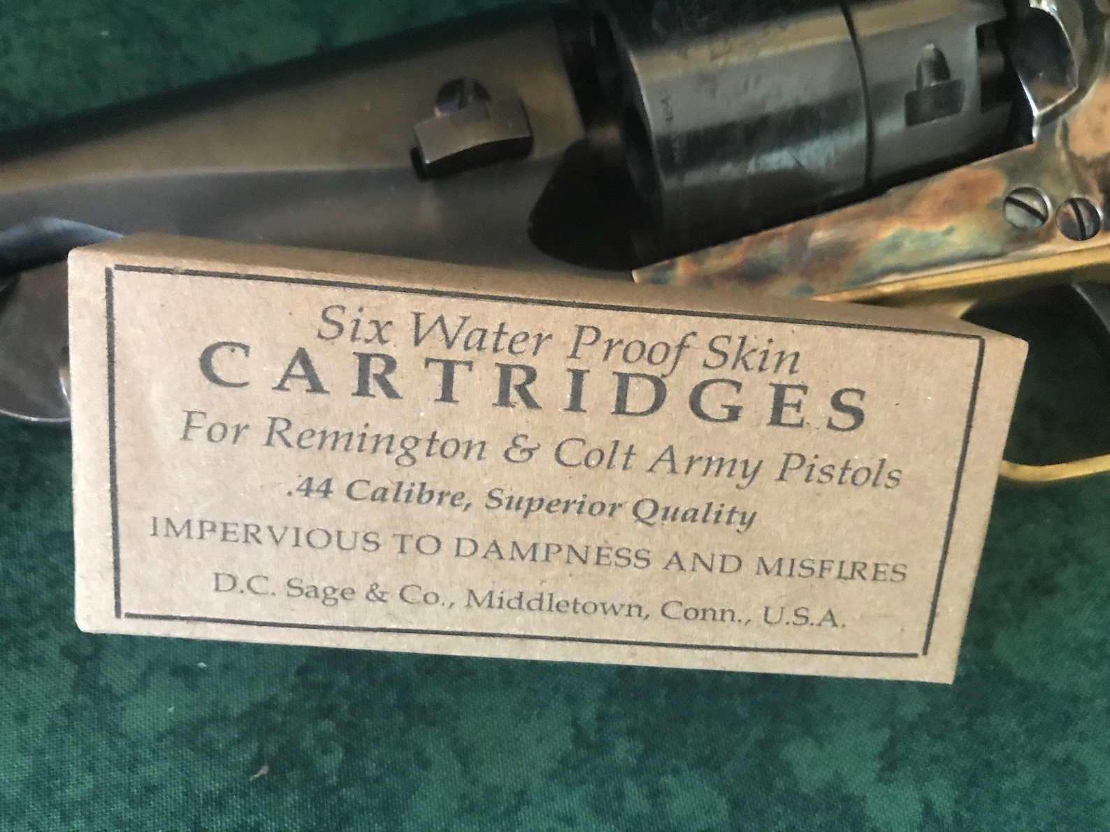 Remington .44 Caliber Paper Cartridge Box - Etsy