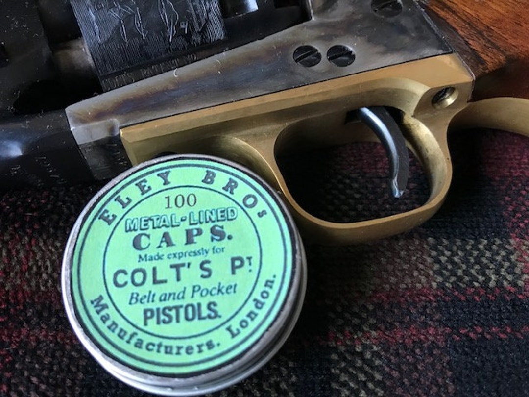 Colt Percussion Cap Tins Green Label/empty - Etsy