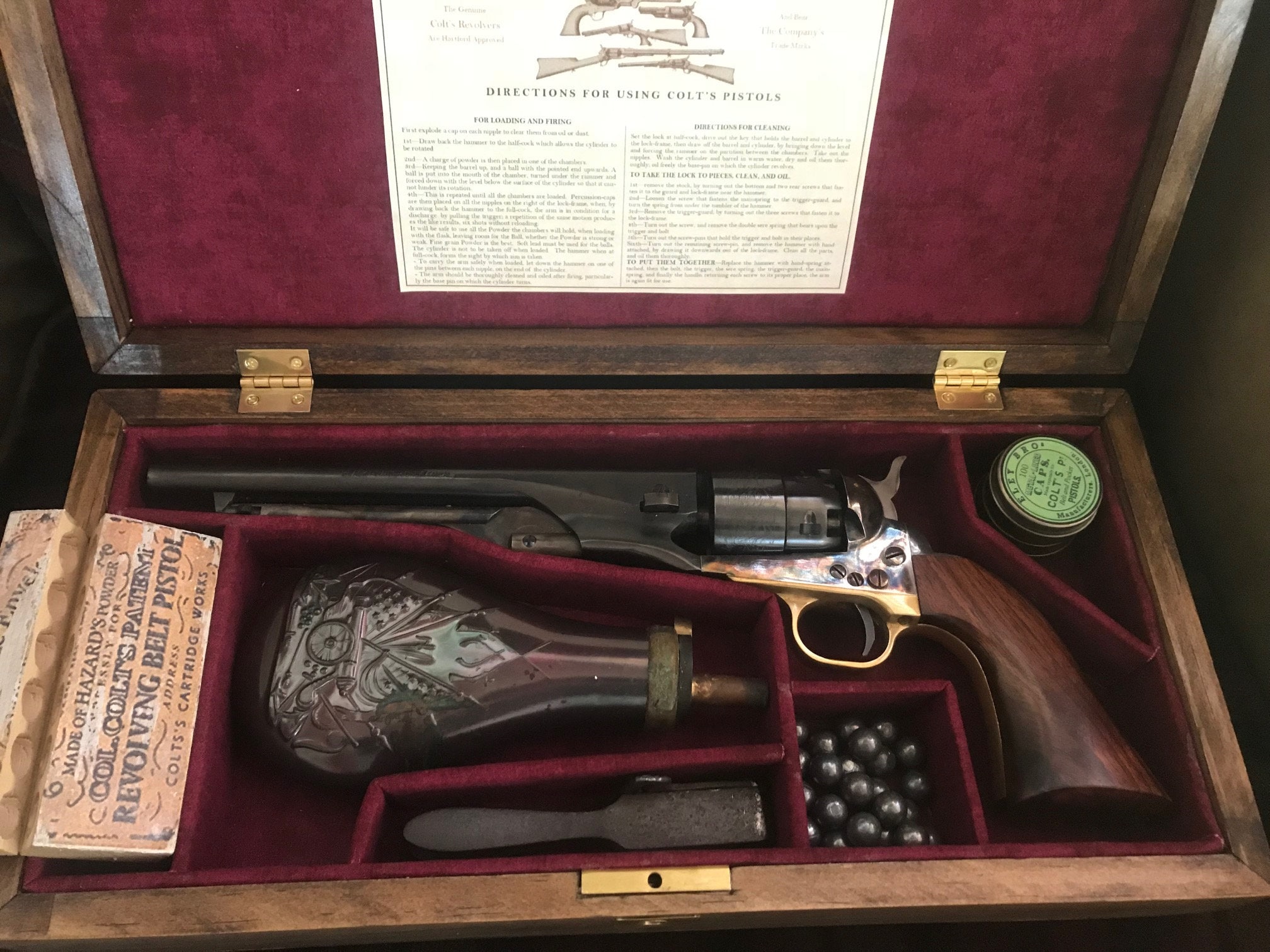 1860 Colt Army Presentation Case - Etsy