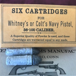 Paper Cartridge Box for Whitney & Colt Navy Pistols - Etsy