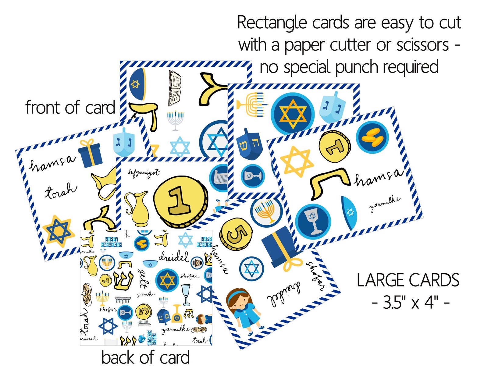 Happy Hanukkah Chanukah Matching Game Activity Printable Instant ...