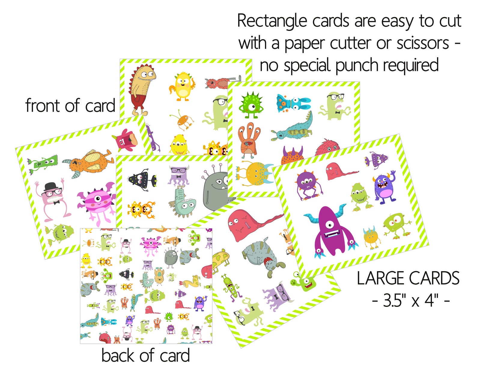 Monster Printable Game Seek It and Find It Matching Game - Etsy