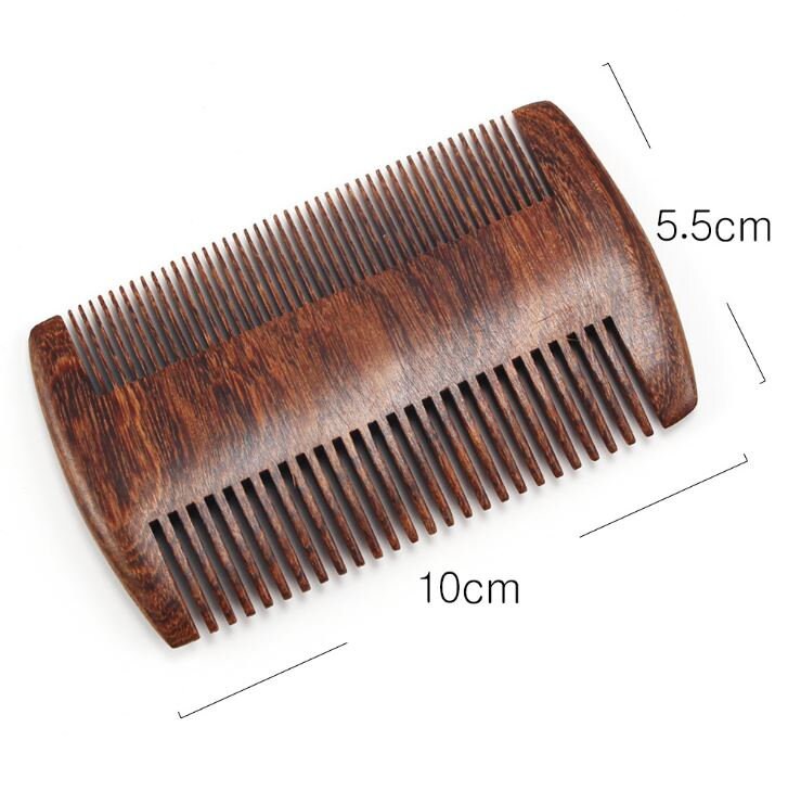 Customize Logo-handmade Goldensandalwood Comb Two Sides Tooth - Etsy