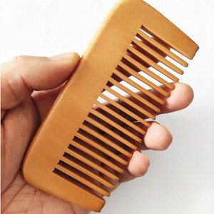 Personalized Customize Logo Combs-handmade Fine/wide Tooth Wood Comb ...