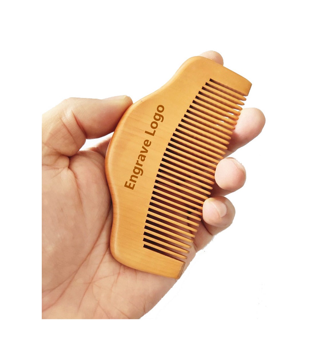 Customize Logo Combs-handmade Fine Tooth Wood Comb Beard Comb Pocket ...