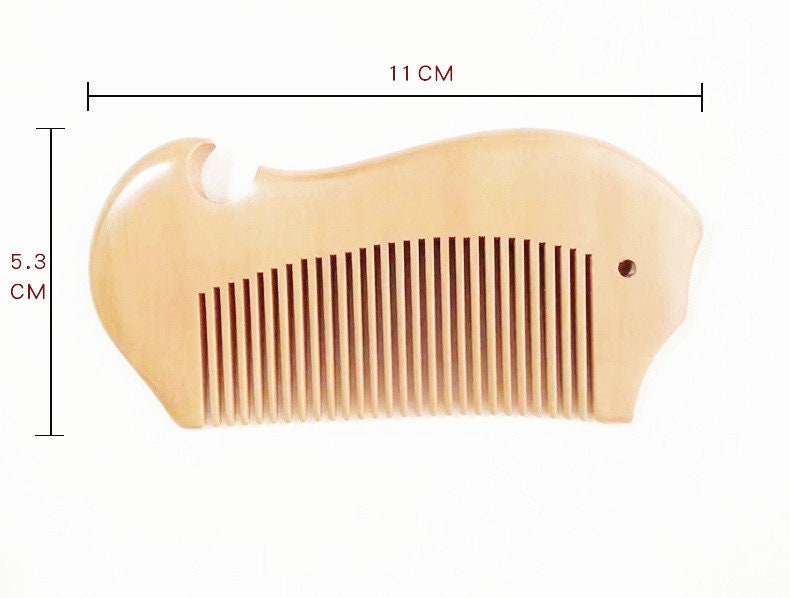 Customize Logo Combs-handmade Fish Shape Fine Tooth Wood Comb - Etsy
