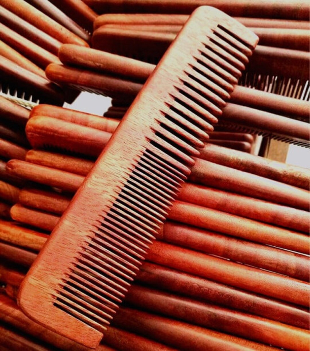 Customize Logo-handmade Red Wood Comb Red Beard Comb Pocket - Etsy