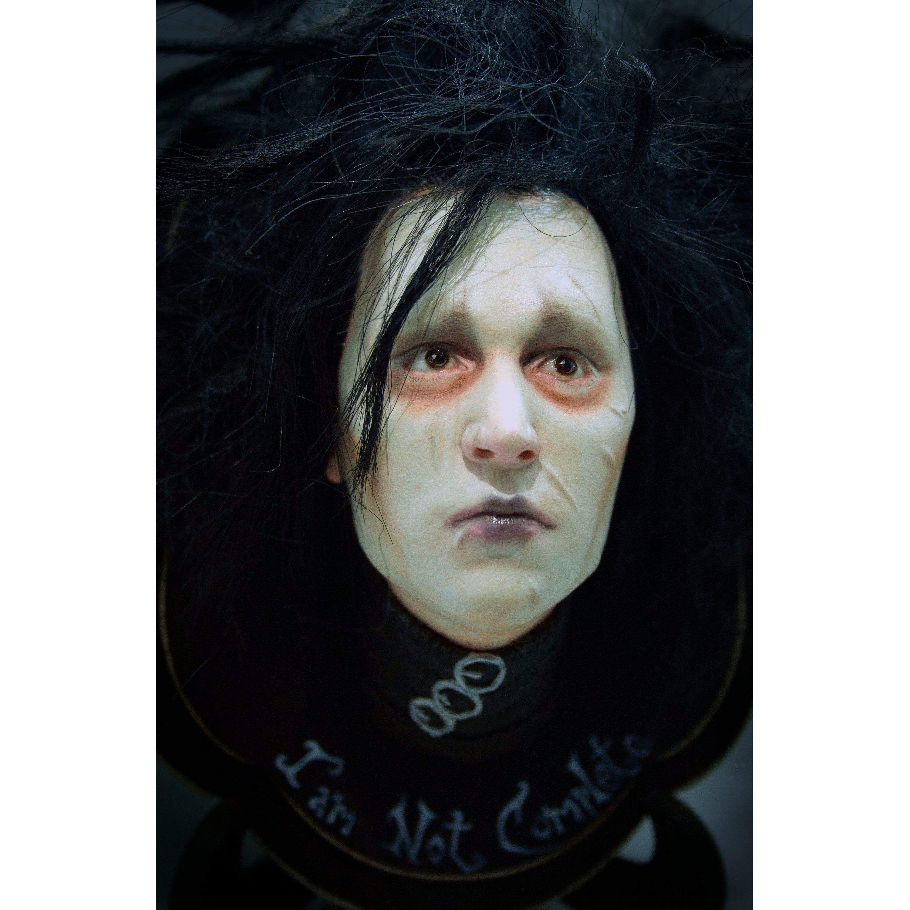 The Handmade Edward Scissorhands Sculpt Portrait. - Etsy