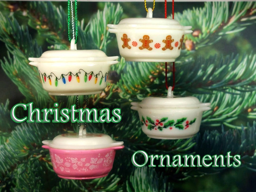 Pyrex Themed Christmas Tree Ornaments - Etsy