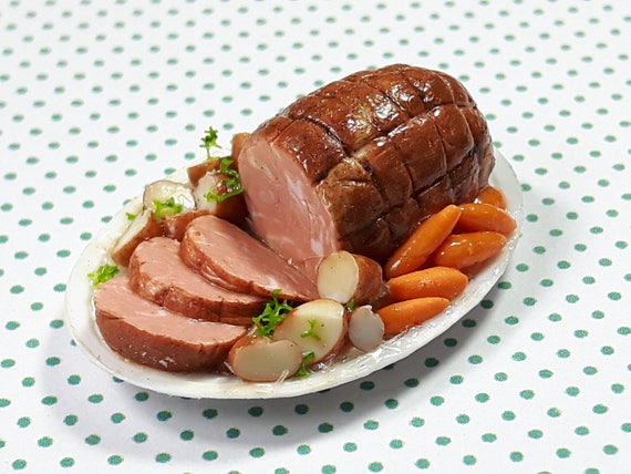 Roast Ham Miniature so Realistic but NOT Real Food 1:12 - Etsy