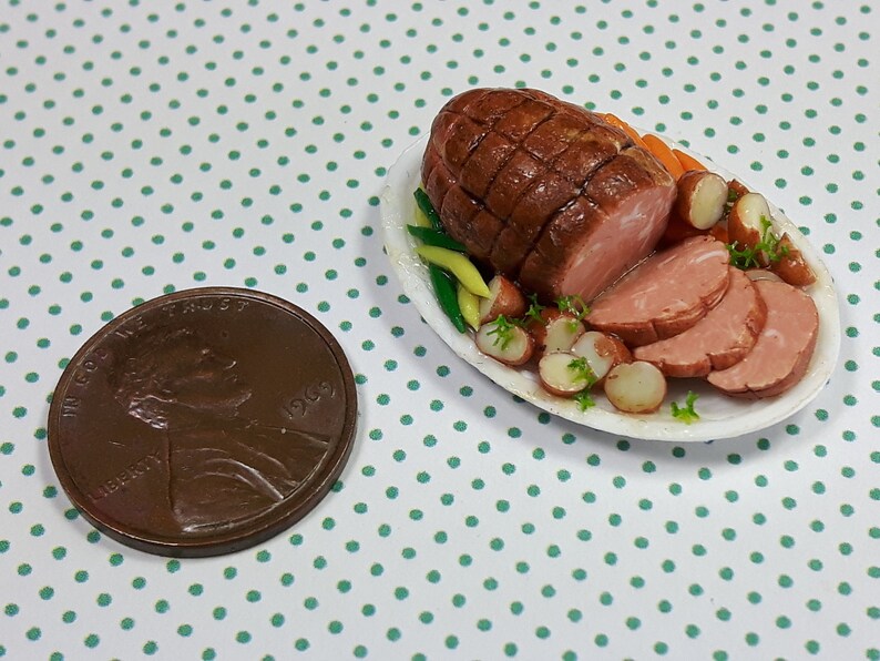 Roast Ham Miniature so Realistic but NOT Real Food 1:12 - Etsy
