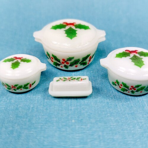 Pyrex Butterprint Bakeware This is a 1:12 Scale Dollhouse - Etsy