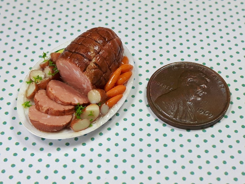 Roast Ham Miniature so Realistic but NOT Real Food 1:12 - Etsy