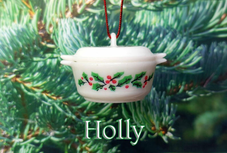 Pyrex Themed Christmas Tree Ornaments - Etsy
