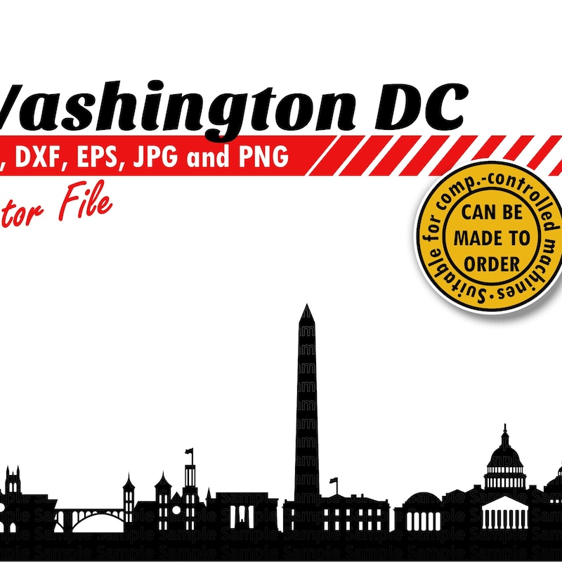 Washington Dc Stickers - Etsy