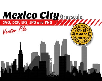 Kansas City Layered Skyline Svg, Eps, Dxf, Jpg, Png. City Silhouette ...