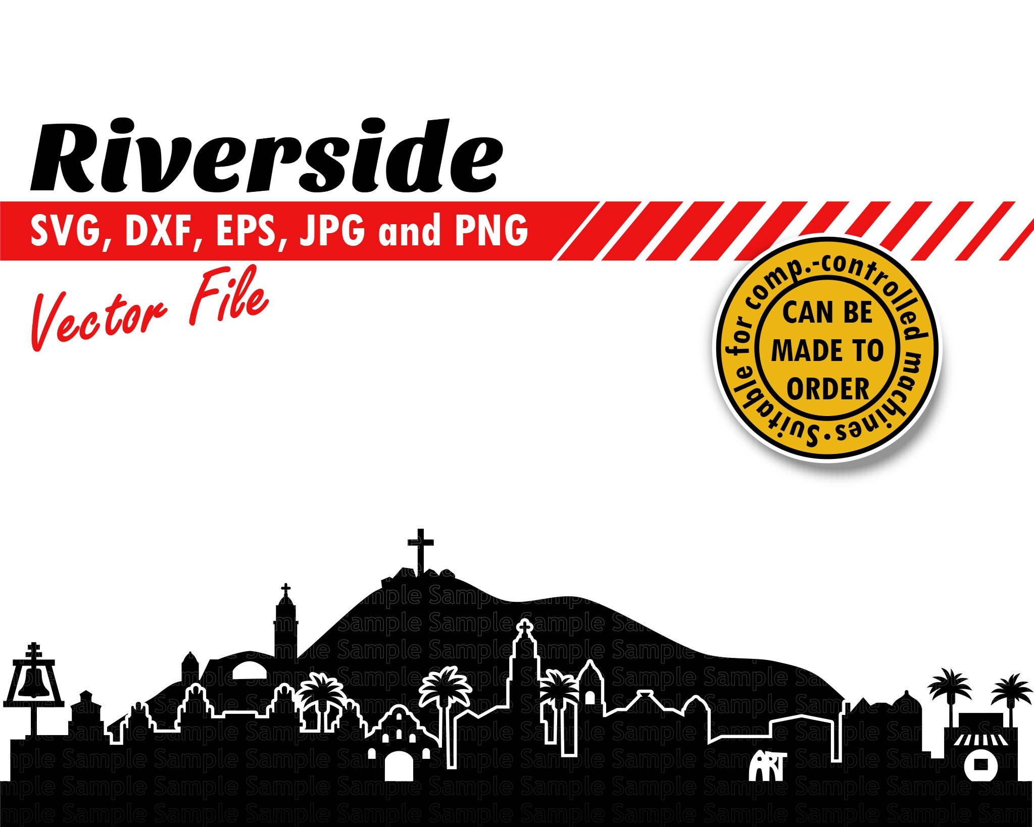 Riverside City Outline