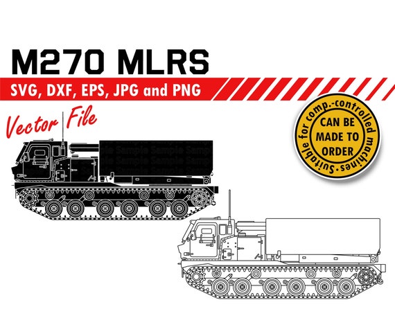 M270 MLRS Svg Dxf Eps Jpg Png File. Rocket Artillery - Etsy Singapore