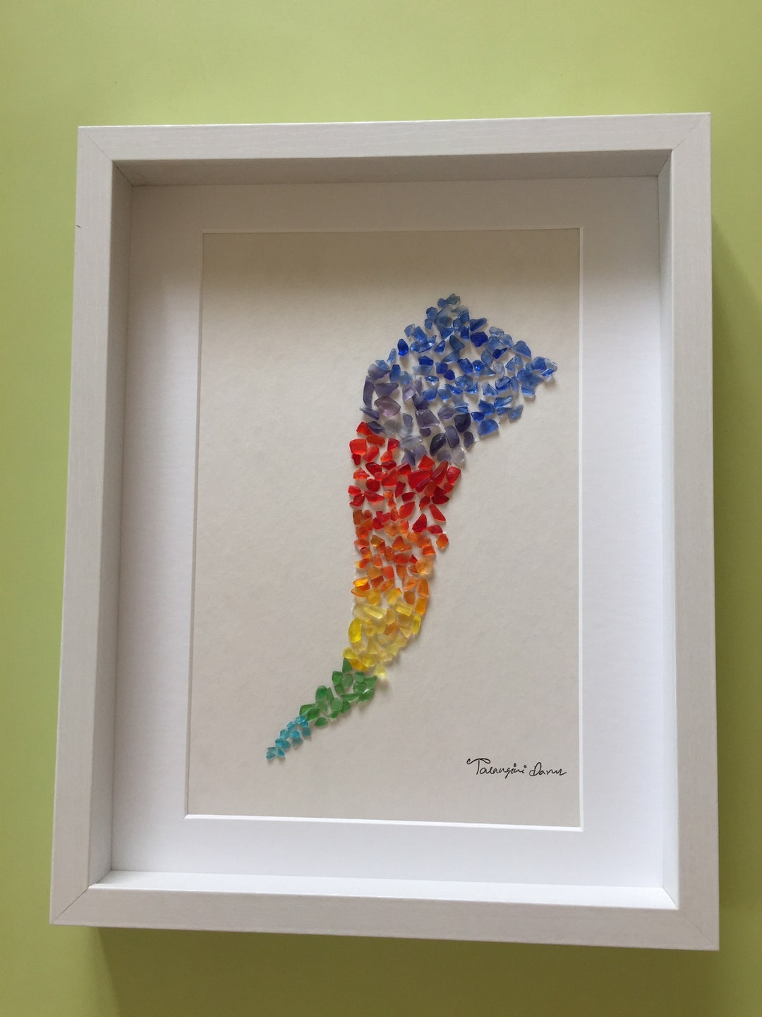 Abstract Sea Glass Art - Etsy