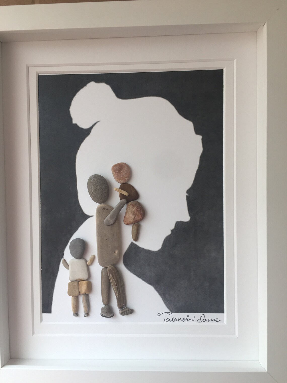 Family Pebble Art - Etsy UK