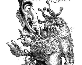 Grudge Drawing - Etsy