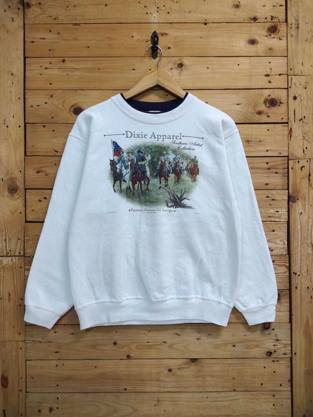Vintage Alore DIXIE APPAREL Forrest's Pursuit of Streight Double Neck ...