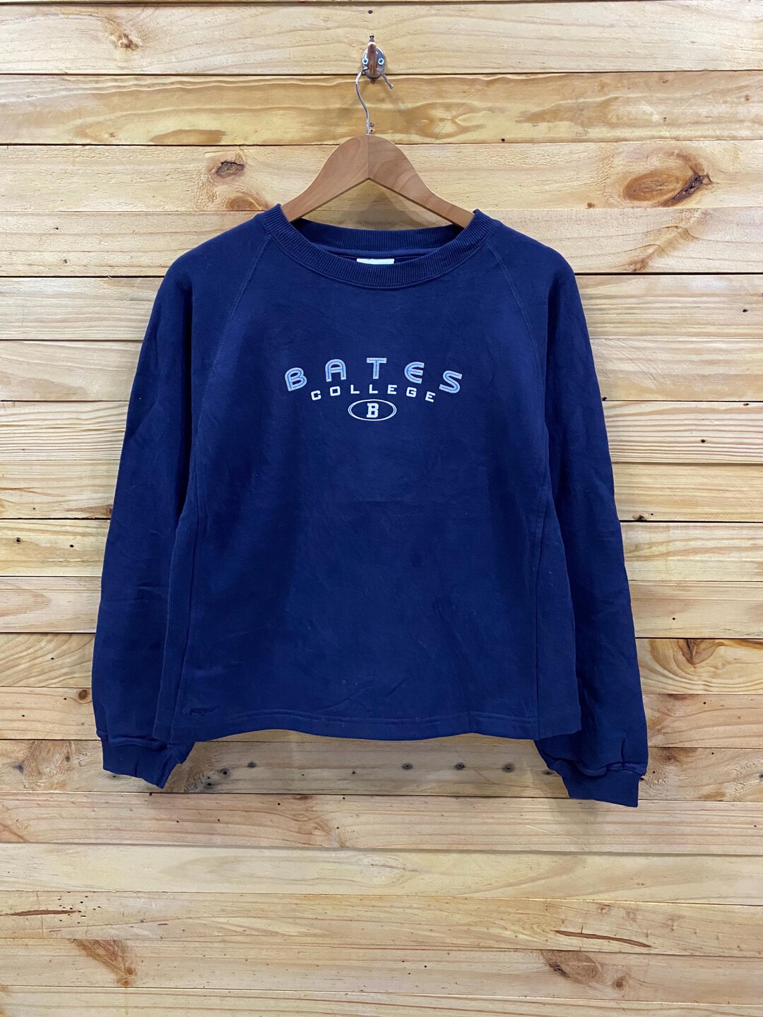 Vintage Jansport BATES COLLEGE Crop Top Sweatshirt Size M - Etsy
