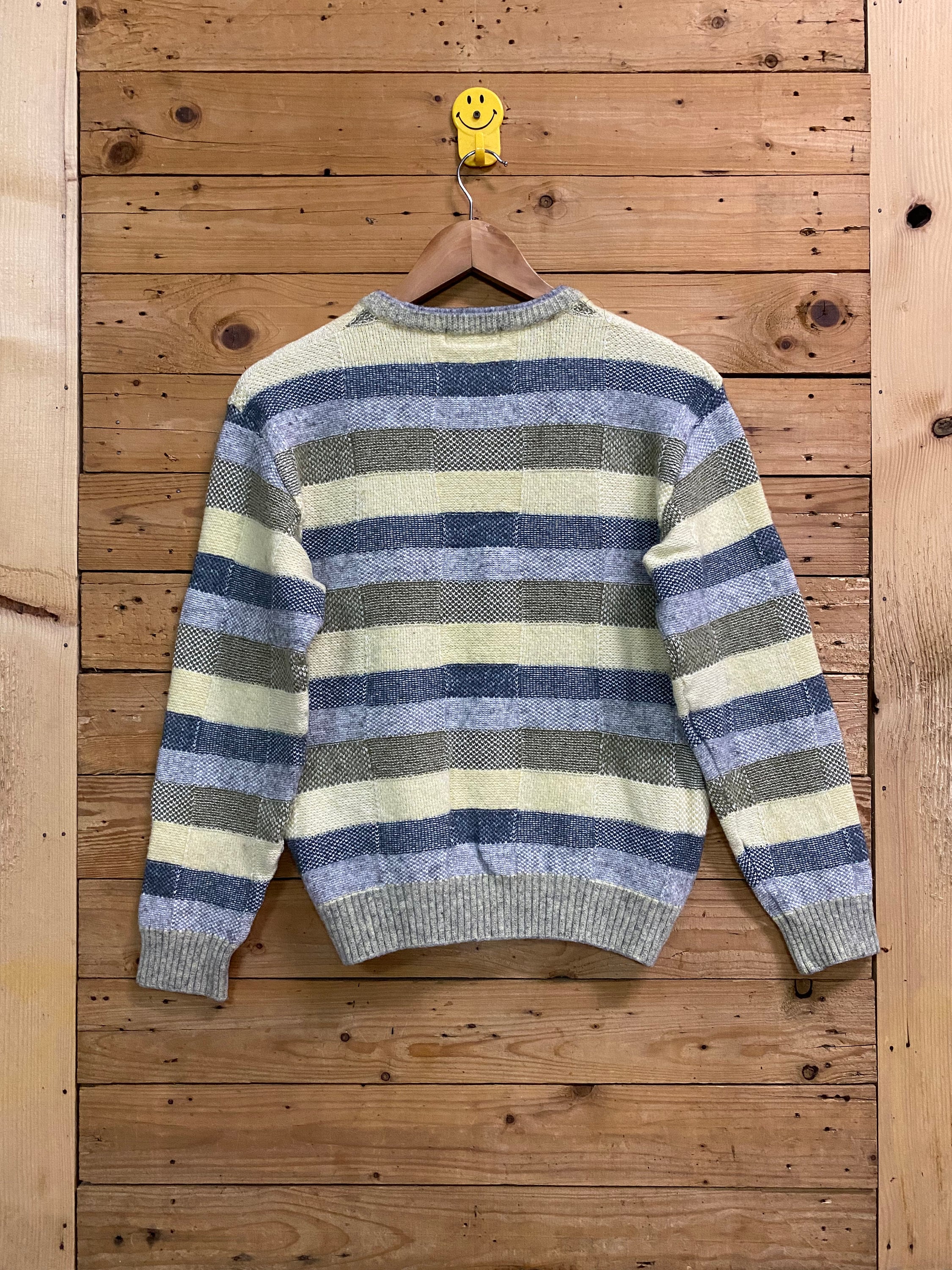 Vintage CROCODILE Stripes Knitwear Sweater Size S - Etsy