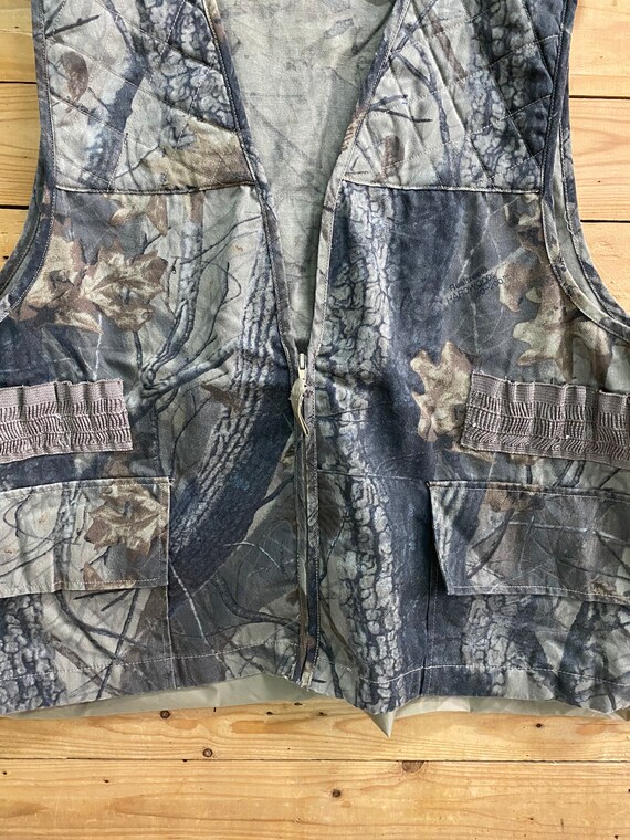 Vintage SAFTBAK realtree hardwood hunting vest size f… - Gem