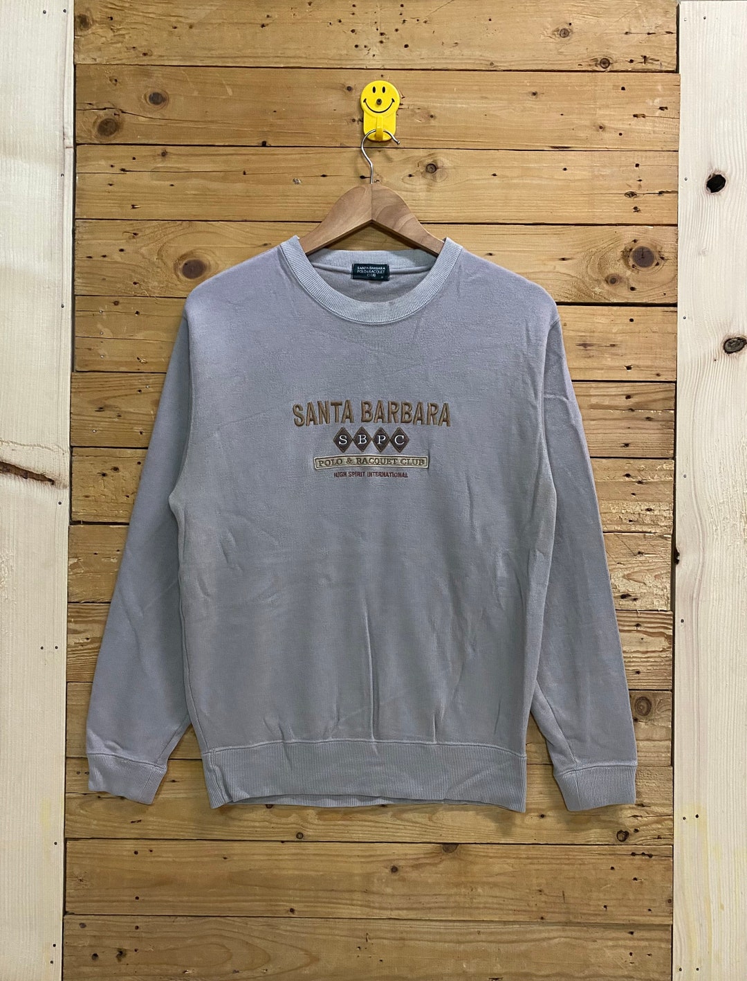 Vintage SANTA BARBARA Embroidery Logo Crewneck Sweatshirt Size M - Etsy