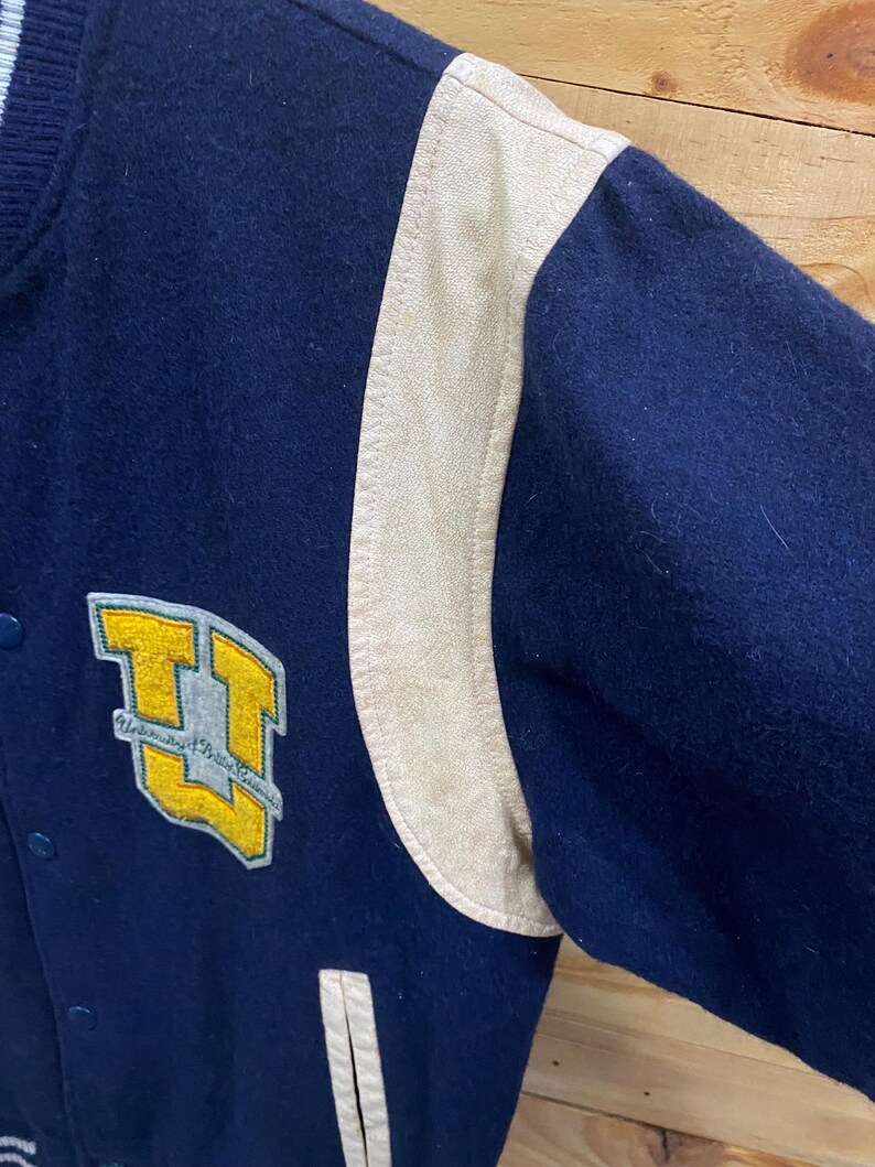 Vintage University of British Columbia Wool Varsity Jacket Size S - Etsy