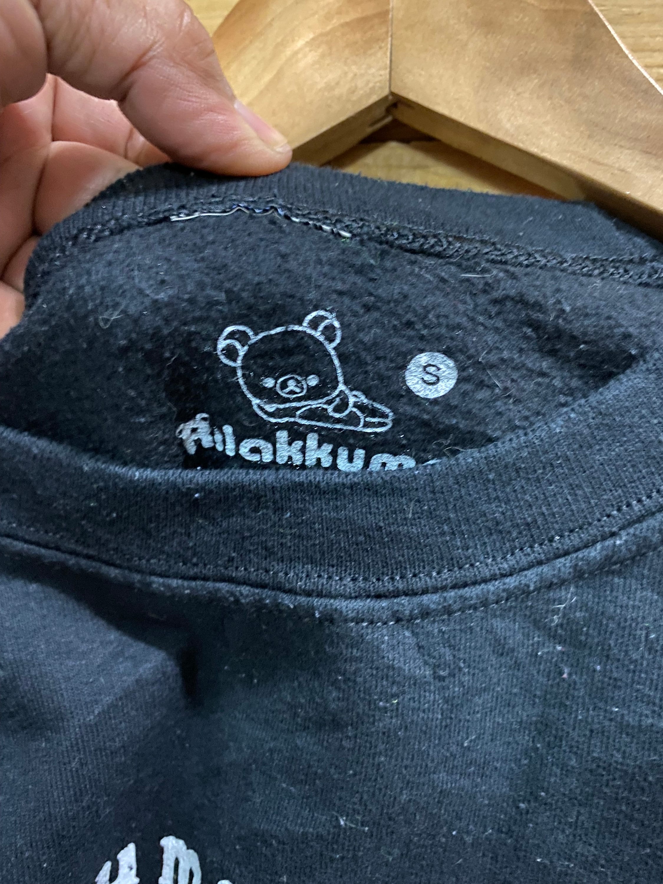 Vintage RILAKKUMA & JAPANLA Cartoon Character Crewneck Sweatshirt Size ...