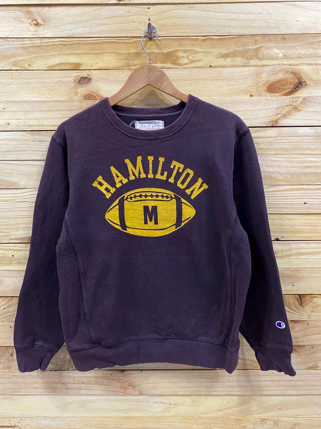 Vintage Nfl Champions HAMILTON Football Crewneck Sweatshirt Size M - Etsy
